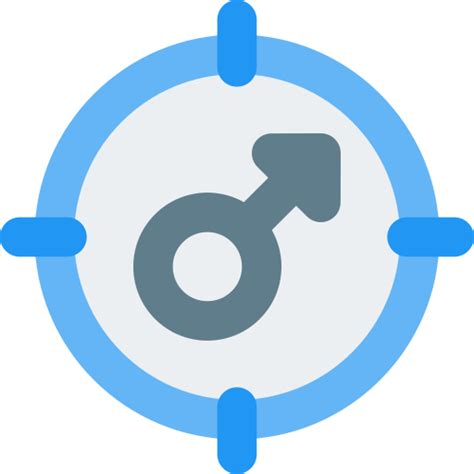 Male Target Seo Segment Icon Download On Iconfinder