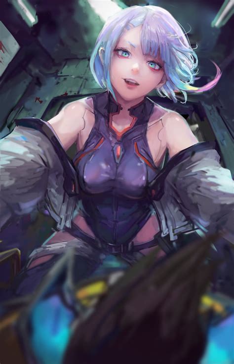 Lucy And David Martinez Cyberpunk And More Drawn By Miche Danbooru