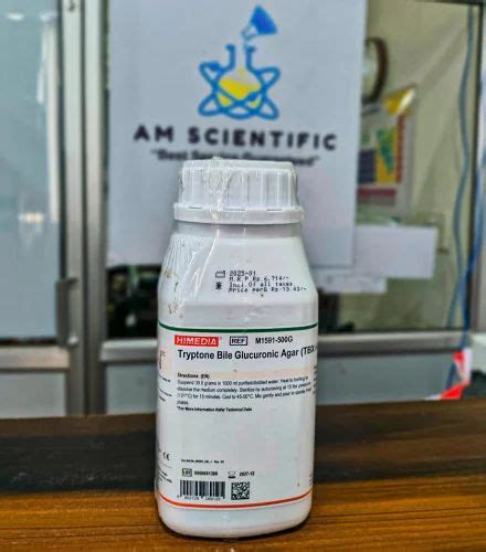 Tryptone Bile Glucuronic Agar Himedia Packaging Details Plastic