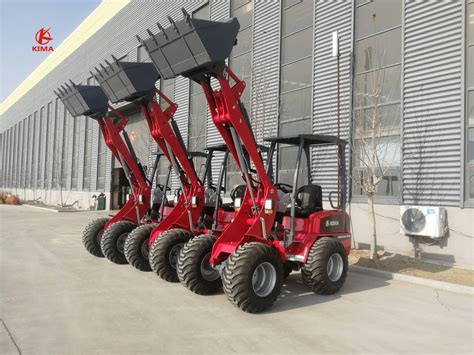 Kima180 Mini Wheel Loader Compact Loader Ce Approved 1000kg Loading For Sale Mini Loader And