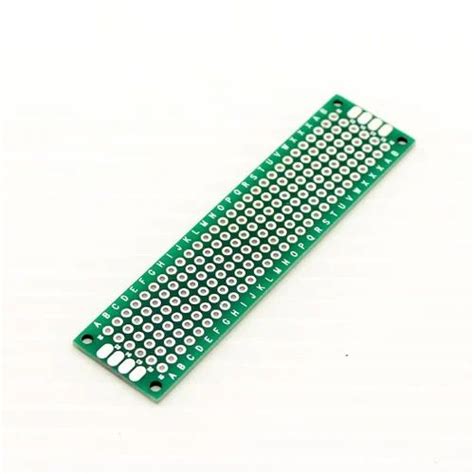 2x8cm Double Sided Universal Pcb Prototype Board 2 54mm Hole Pitch