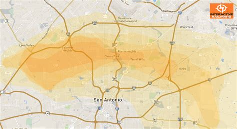 Hail Map For San Antonio Tx February 3 2012 Interactive Hail Maps