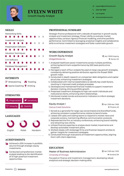 10 Equity Analyst Resume Samples And Templates For 2026