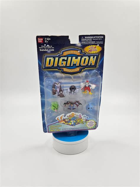 Digimon Season 2 Set Of 6 Mini Collectibles 1999 Bandai Pack Xx Vintage Antylamon Thundermon