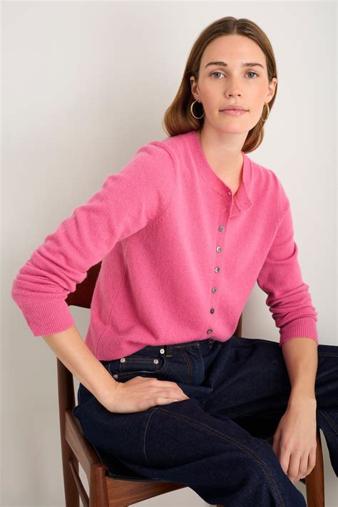 Katie Cashmere Cardigan Pink Wyse London
