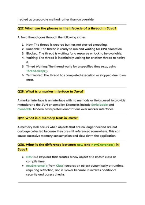 150 Java Interview Questions Basic Intermediate And Advanced