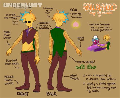 Still Trying To Organize My Life Underlust Reimagine Grillby Bio Hugo