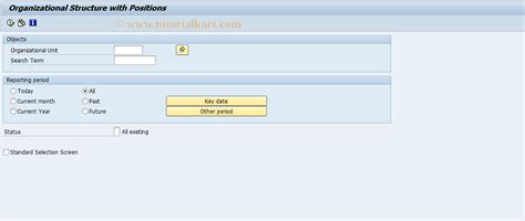 Rerhxstr01 Sap Tcode Organizational Structure With Positions