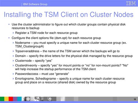 Ppt Using Tsm Backup Archive Client With Microsoft Cluster Services Powerpoint Presentation
