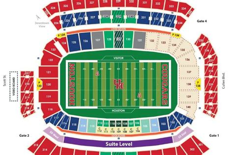 Texas Football Stadium Seating Chart
