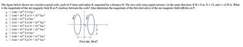 Solved The Figure Below Shows Two Circular Coaxial Coils Chegg