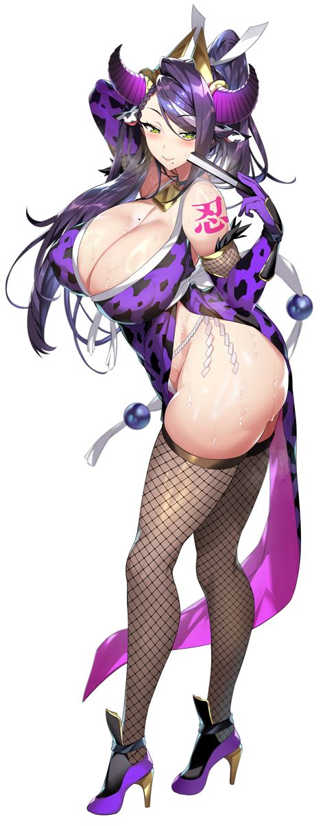 Senri Gan Bunnystein Fantasy Original Purple Footwear Absurdres Highres 1girl