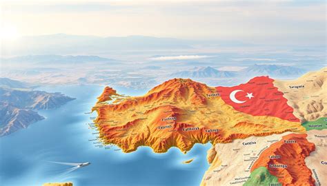 Map Of Turkey And Neighboring Countries Regional Geography