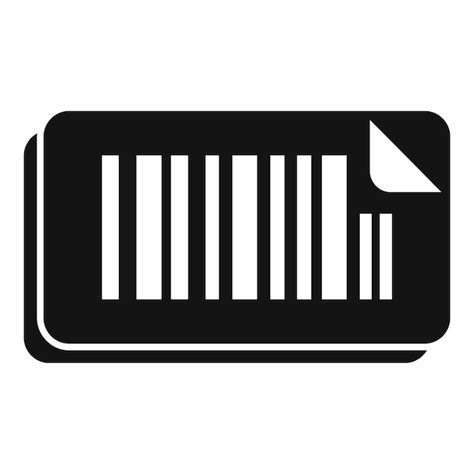 Premium Vector Bar Code Icon Simple Vector Scan New Product