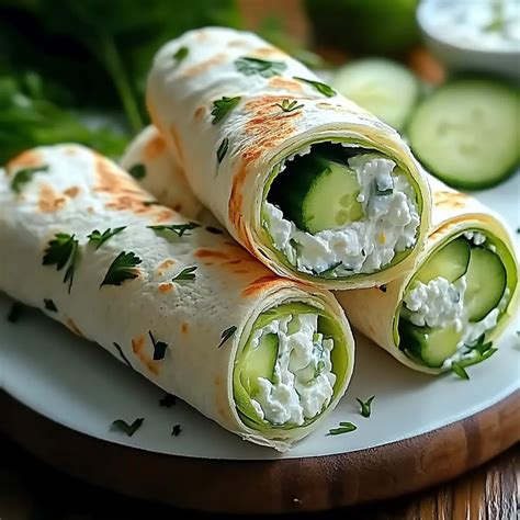 Irresistible Cucumber Cottage Cheese Wraps Quick No Cook Snack