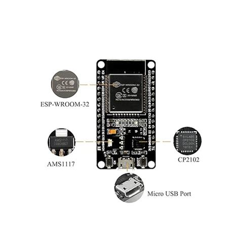 Esp Wroom 32 Wifi Bluetooth Networking Smart Component Development Board 30 Pins Roboticsdna