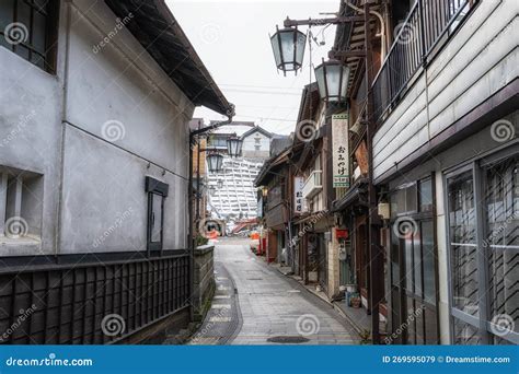 Shibu Onsen Town Morning Editorial Stock Image Image Of Nagano 269595079