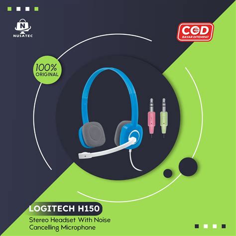 Jual Headset Logitech H150 Headphone Headsed Kabel Stereo With Microphone Original Logitech