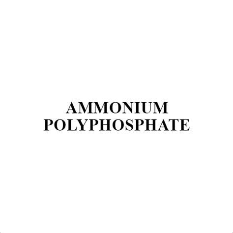 Ammonium Polyphosphate Density 1 At Best Price In Navi Mumbai Prasol