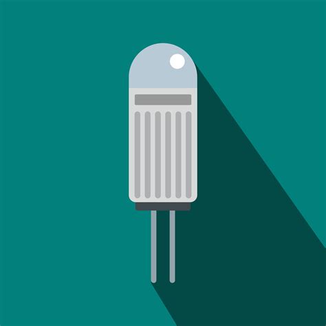 Halogen Lamp Icon Flat Style 14150465 Vector Art At Vecteezy