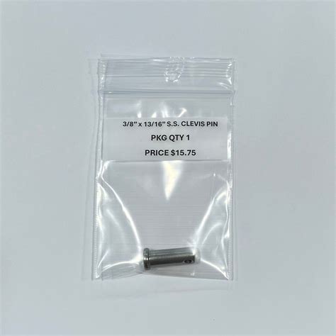 Clevis Pin Cp 6 26 3 8 13 16 By Cs Johnson Afloat