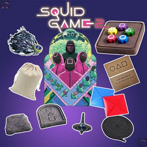 Squid Game 2 Game Set Jebi Chagi、gong Gi、biseokchigi、paeng Y、ddakji Shopee Việt Nam