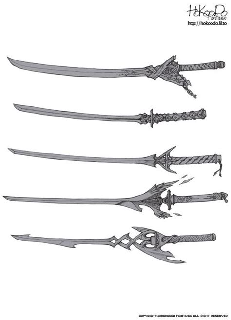 Anime Weapons Drawing