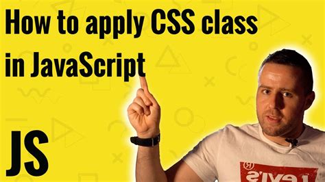 How To Apply Css Class In Javascript Tutorial For Beginners Youtube