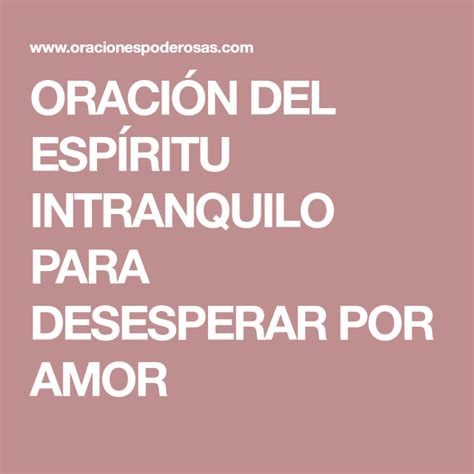 Rezo Espiritu Intranquilo