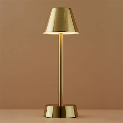 Sofia Empire Cordless Table Lamp Brass Insight Cordless Lighting