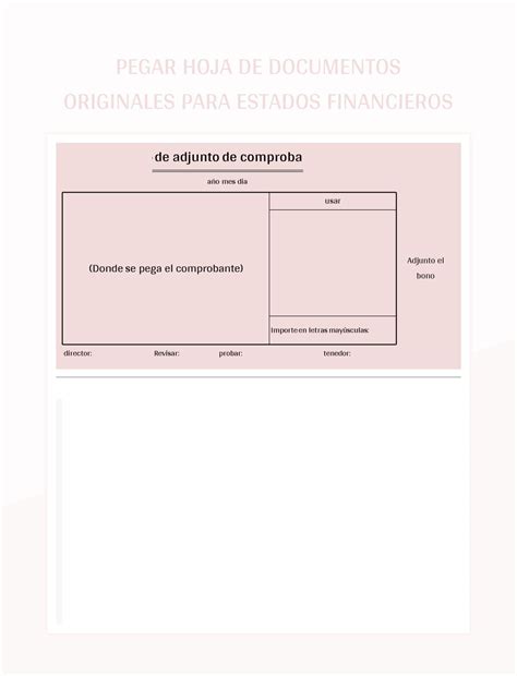 Plantillas Documento Original Para Excel Gratis Y Hojas De Cálculo De