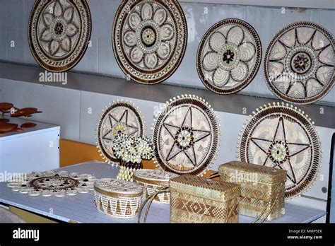 Typical Marshallese Handcrafts For Sale At The Airport In Majuro