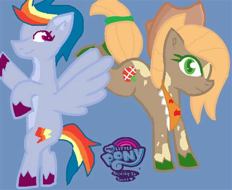 Mlpfim My Rainbow Dash And Applejack 20 By Izzysingz On Deviantart