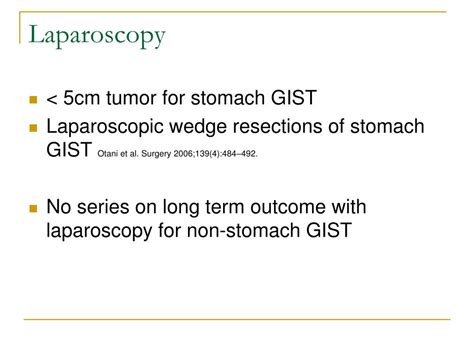 Ppt Current Management Of Gastrointestinal Stromal Tumor Gist Powerpoint Presentation Id