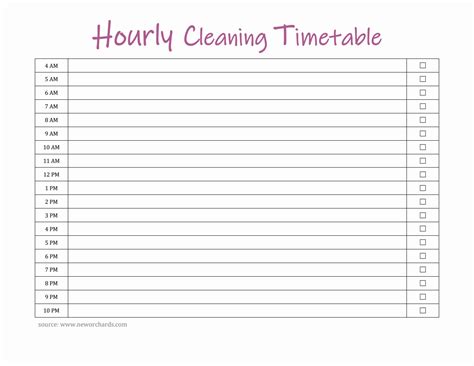 Free Hourly Planner Templates Pdf Word Excel