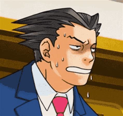 Phoenix Wright Ace Attorney  Phoenixwright Aceattorney Sweating