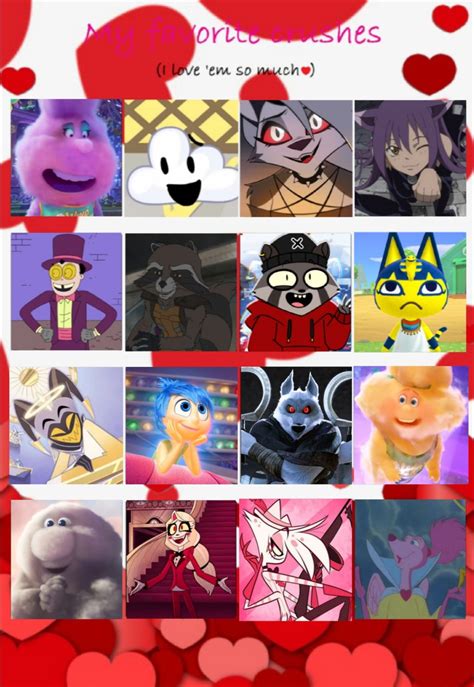 My Favorite Crushes By Datonepegacoongirl On Deviantart