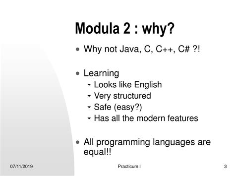 ppt introduction to modula 2 programming language practicum