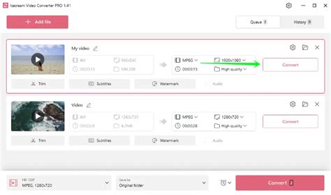 How To Convert Video To MPEG For Free In Icecream Apps