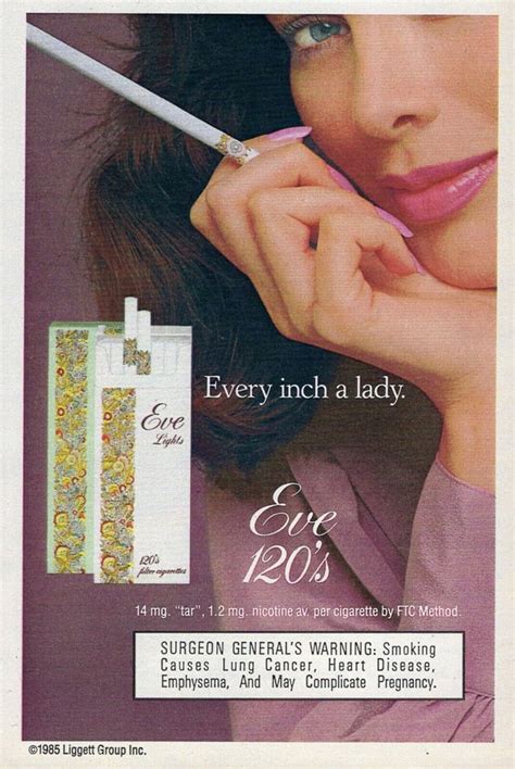 Eve Cigarettes 1985 R Vintageads