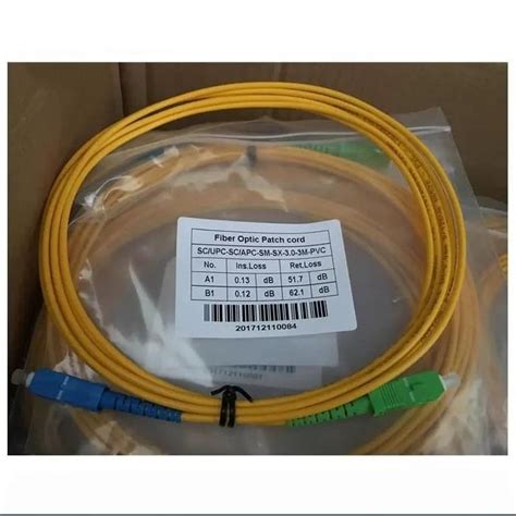Jual 3m Patchcord Sc Apc Sc Upc Patch Cord Fiber Optic Patchcore Simplex 3 Meter Jakarta