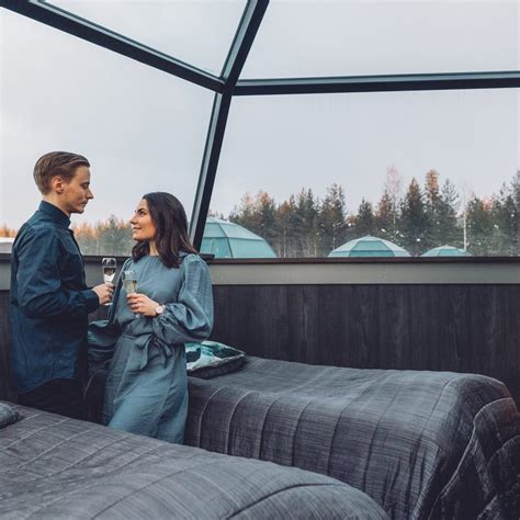 Staying In The Glass Igloos Arctic Snowhotel