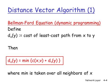 Network Layer4 1 Routing Algorithm Classification Global Or