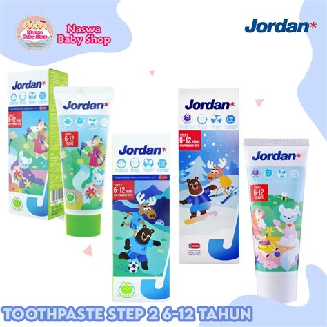 Jual Jordan Toothpaste Step 2 New Permanent Teeth 75g Shopee Indonesia