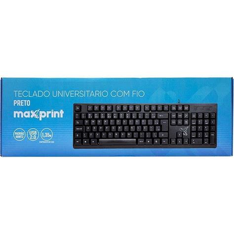Teclado Usb Universitário Fio Usb2 0 Pt Carrefour