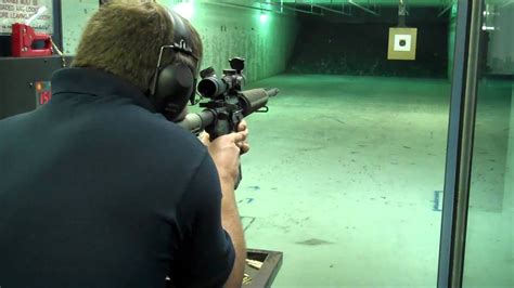 Test Firing Armalite M15 With Leupold Scope For Ttag Youtube