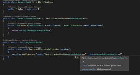 C Register Dependency With Generic Sub Type For Mediatr Stack Overflow