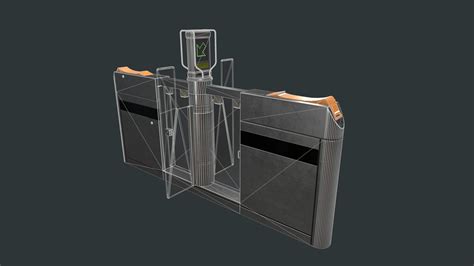 티켓 배리어 3d 모델 25 Unknown Free3d