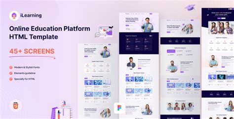 Ilearning Online Education Platform Html Template By Devsarray