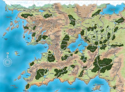 Golarion Pathfinder Maps Fantasy World Map Pathfinder World Map